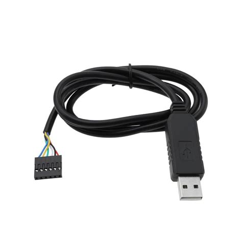 Yinettech Usb To Ttl Serial Adapter 5v Uart Cable Ft232rl Chip Data Cable 6 Pin Socket Header