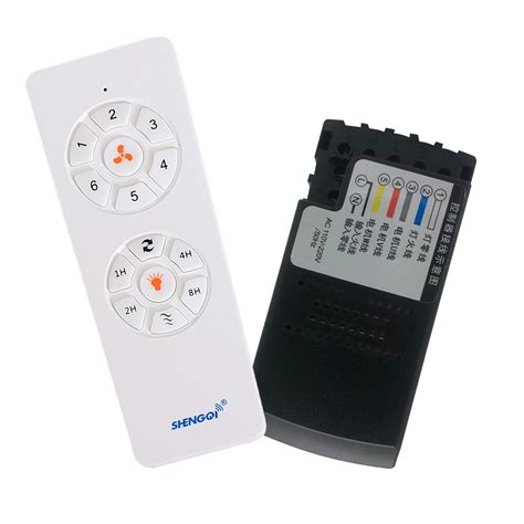 Smart Design 6 Speed Controller Timer Function Ceiling Fan Light Remote Control Kit Remote