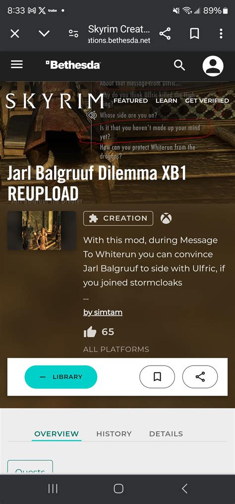 Does Anyone Know If This Mod Breaks Your Game Rskyrimmodsxbox