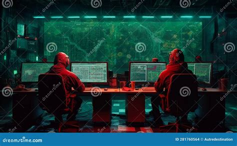 Hackers Realm Commands Life Code Graphics Ai Generated Stock Image 298415077