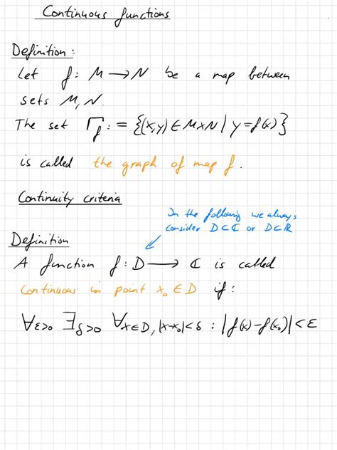 5 Continuity Pdf Function Mathematics Mathematical Objects