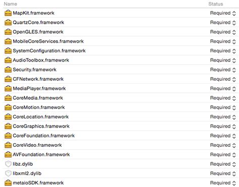 Ios Metaio Sdk Problems Setting Up A New Project Stack Overflow