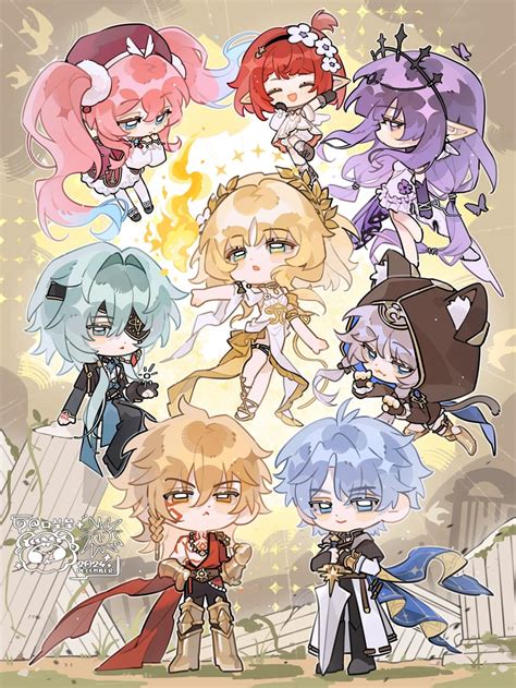 Phainon Mydei Aglaea Anaxa Castorice And More Honkai And More Drawn By Koukouyang