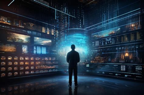 Premium Ai Image Digital Data Technology Concept