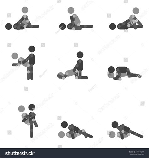 Sex Positions Make Love Position Shilouette Stock Vector Royalty Free 128911247 Shutterstock
