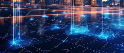 Premium Ai Image Digital Screen Of Logistics Network Distribution And