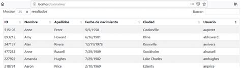 Ordenar y paginar tablas dinámicas con datatables jquery y PHP Programación con php