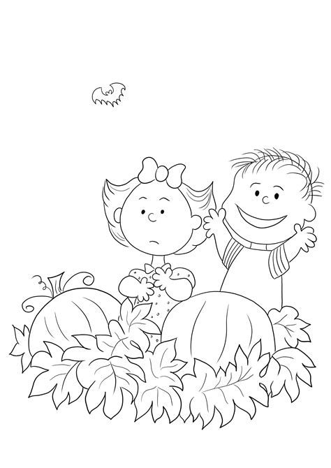 Coloring Sheet Charlie Brown Halloween Coloring Pages