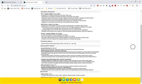 How To Create A Fixed Footer Using Html And Css By Ben Braunstein