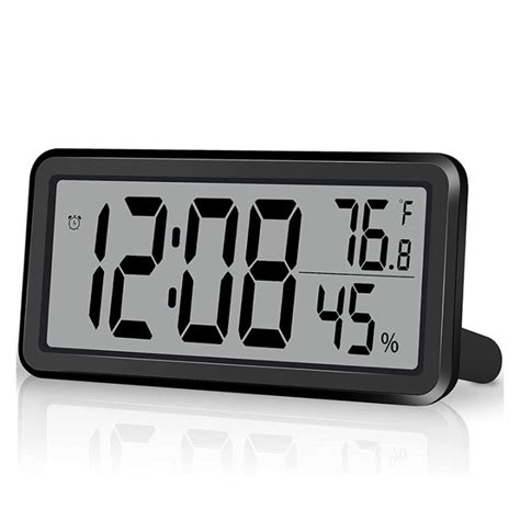 Digital Alarm Clock Desk Clock Battery Operated Lcd Electronic Clock