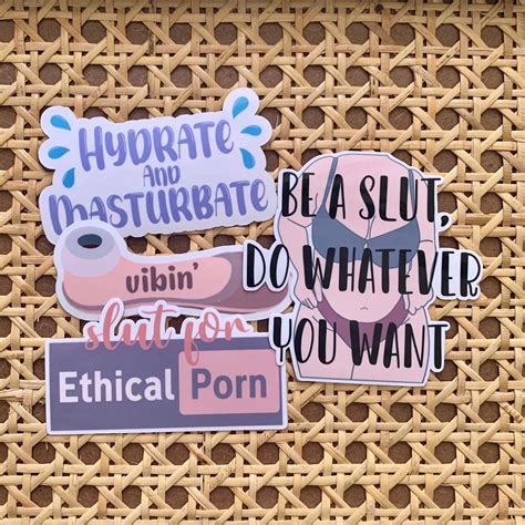 Sex Positive Sticker Pack 4 Die Cut Stickers Etsy