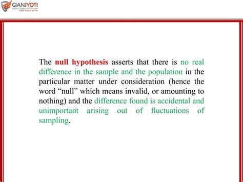 Statistical Inference Concept Procedure Of Hypothesis Testing Ppt