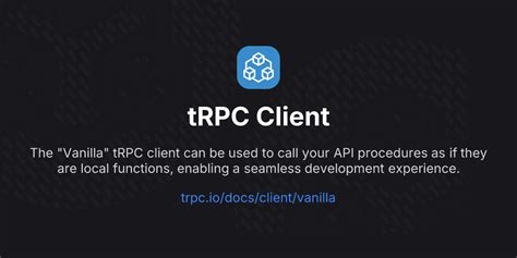 Trpc Client Trpc