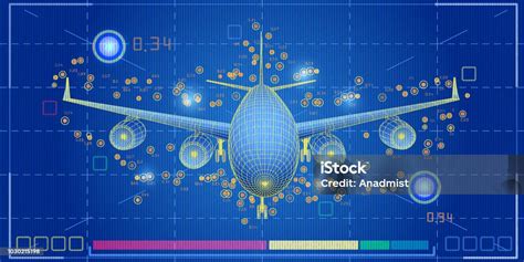 화면 큰 데이터 그래프 시각화를 추상화 합니다 Airplaner 인포 그래픽 배경입니다 구조 엔지니어링 데이터입니다 교통 분석 여행 관광에 대 한 요법 비행기에 대한 스톡