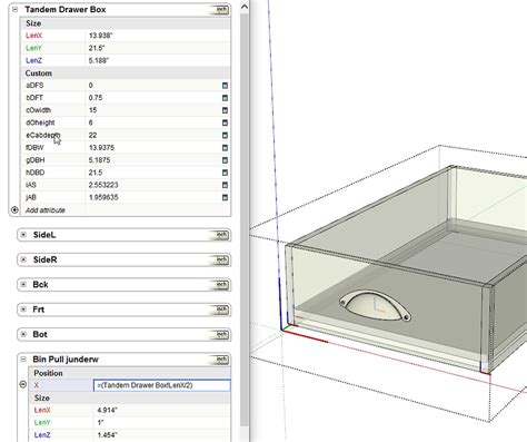 Dynamic Component Help Dynamic Components Sketchup Community