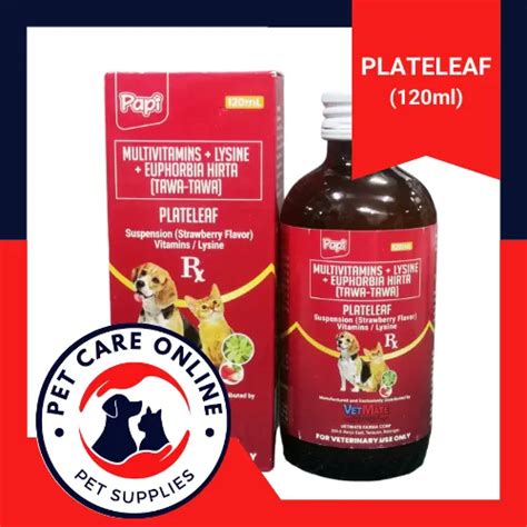 Plateleaf 120ml Papi Plate Leaf Lazada Ph