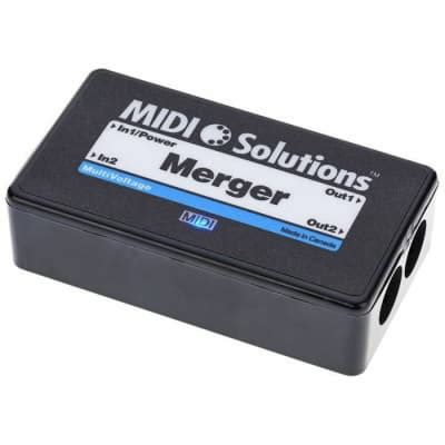MIDI Solutions Merger V2 2 Input MIDI Merger Reverb UK