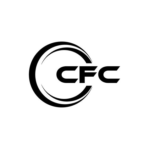 Cfc Letter Logo Design In Illustration Vector Logo Calligraphy Designs For Logo Poster