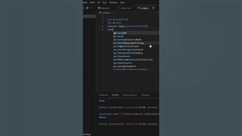 Comparison Between Null And Undefined Javascript Coding Programming Youtube