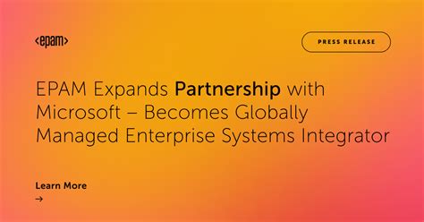 Epam Becomes Microsoft Globally Managed Enterprise Systems Integrator