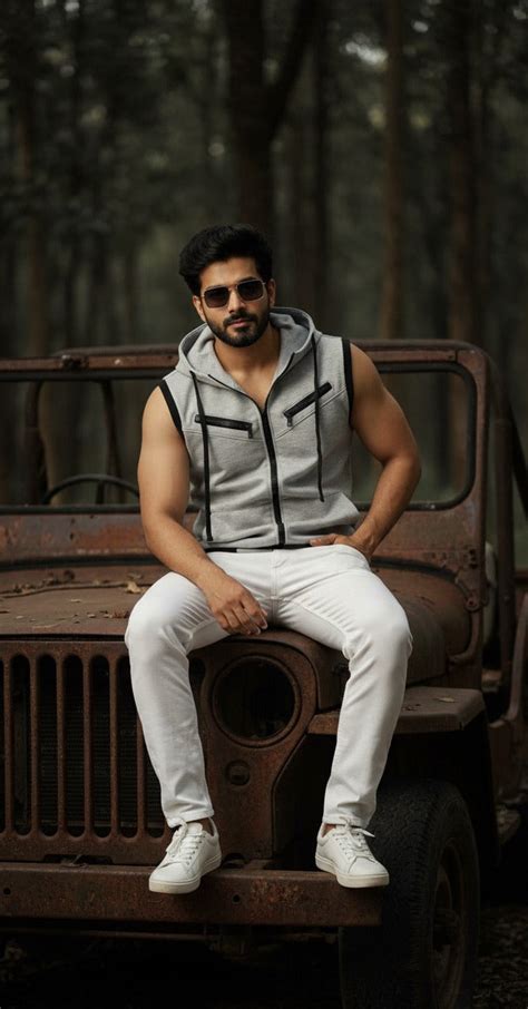Mens Sleeveless Hooded Zipper Grey Stylophy