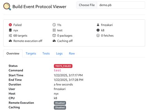 Bazel Build Event Protocol Viewer Farid Zakarias Blog