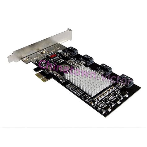Port SATA II PCI E Express RAID Controller Card Silicon Image SIL NCQ FIS EBay