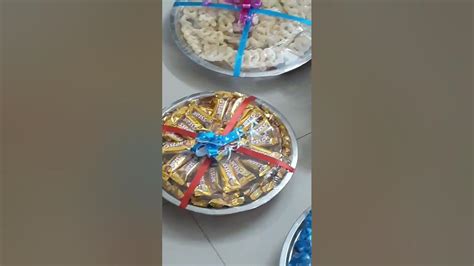 சீர்வரிசை தட்டு அலங்காரம் Varisai Thattu Decoration At Home Youtube