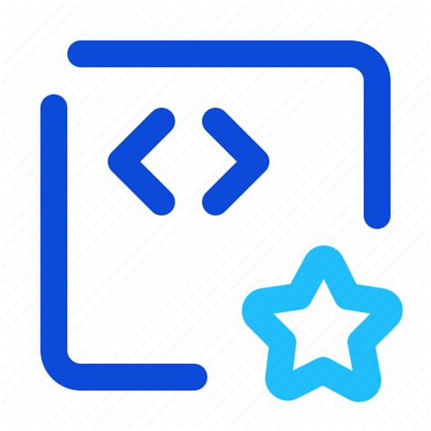 programming code coding star favorite icon download on iconfinder