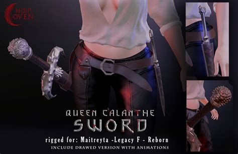 Second Life Marketplace Moon Coven Queen Calanthe Sword