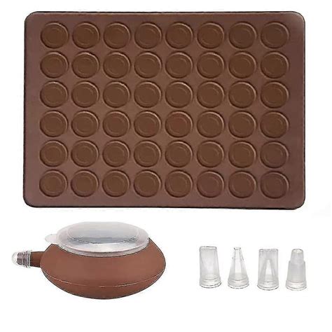 Macaron Baking Mat Silicone Macaroon Molds 48 Holes Capacity Macaron Baking Sheet Non Stick