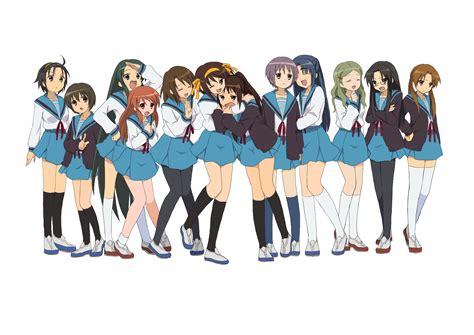 Download Emiri Kimidori Yuki Nagato Mikuru Asahina Haruhi Suzumiya