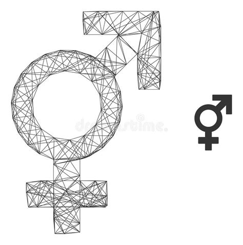 Web Carcass Sex Symbol Vector Icon Stock Vector Illustration Of Modeling Orientation