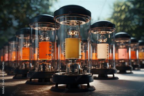 A Conceptual Illustration Of Small Modular Reactors Showcasing The Trend Towards Scalable And