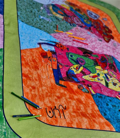 پتوی نقاشی آبان تنوش