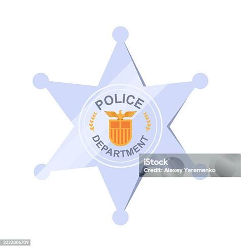 경찰서 배지 엠블럼 아이콘입니다 벡터 일러스트 레이 션 경찰 배지에 대한 스톡 벡터 아트 및 기타 이미지 경찰 배지 경찰관 계급 Istock
