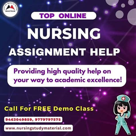 Top Nursing Assignment Help Download Free Nursing Study Material