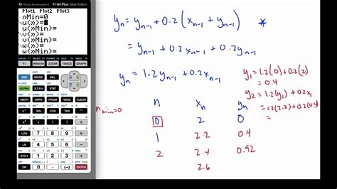 Ib Mai Hl 11083 Eulers Method Calculation Gdc Youtube