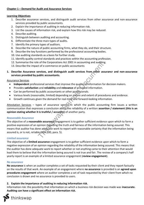 Auditing Lecture Notes Pdf Multiabc