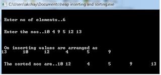 C C Programs C Program To Implement Heap Sort Algorithm