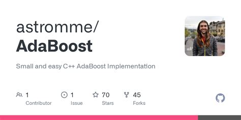 Github Astrommeadaboost Small And Easy C Adaboost Implementation