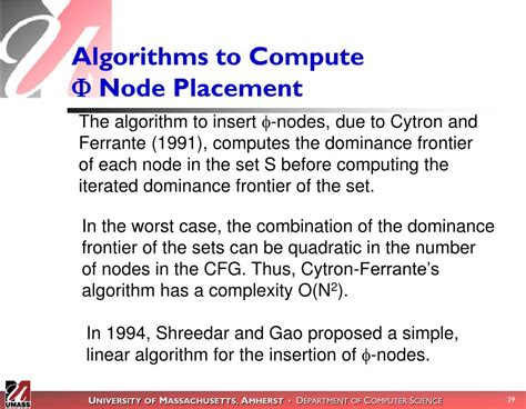 Ppt Advanced Compilers Cmpsci 710 Spring 2003 Computing Ssa Powerpoint Presentation Id6765883