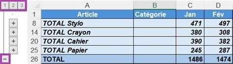 Comment Grouper Les Lignes Sur Excel La Pro Du Bureau