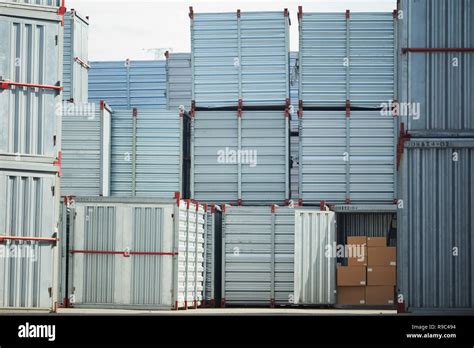 Stack Of Containers Stock Photo Alamy