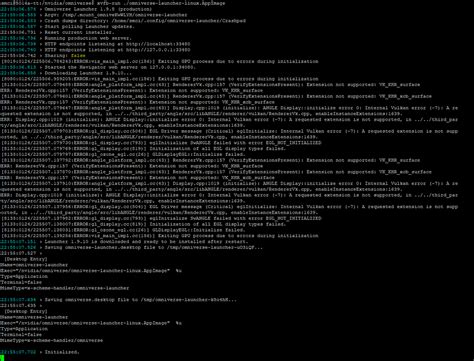unable to run omniverse on ubuntu general discussion nvidia