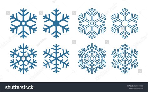 Snowflake Outline Images Stock Photos Vectors Shutterstock