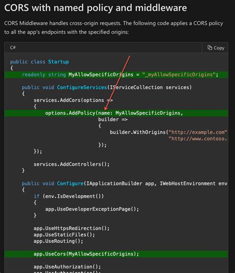 Cors Configuration Problem 850 8864 Support Center Aspnet