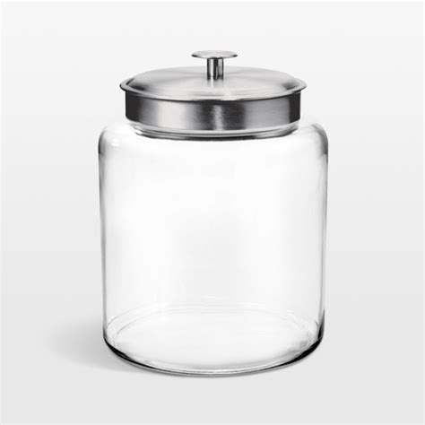 Anchor Hocking 2 Gallon Montana Glass Jar With Brushed Aluminum Lid