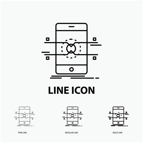 Api Interface Mobile Phone Smartphone Icon In Thin Regular And