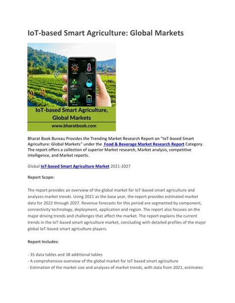 Ppt Iot Based Smart Agriculture Global Markets Powerpoint Presentation Id 11583693
